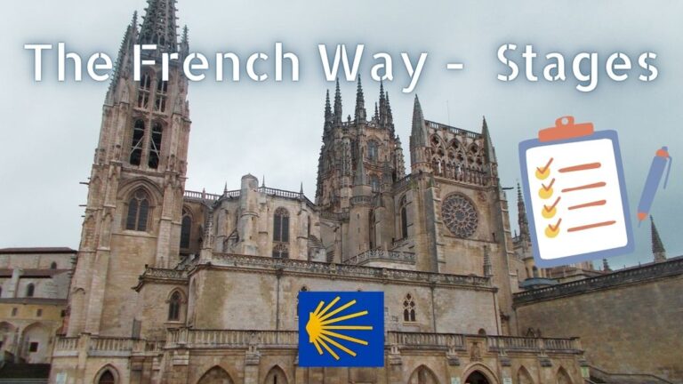 Camino Francés stages Overview of stages of the French Way